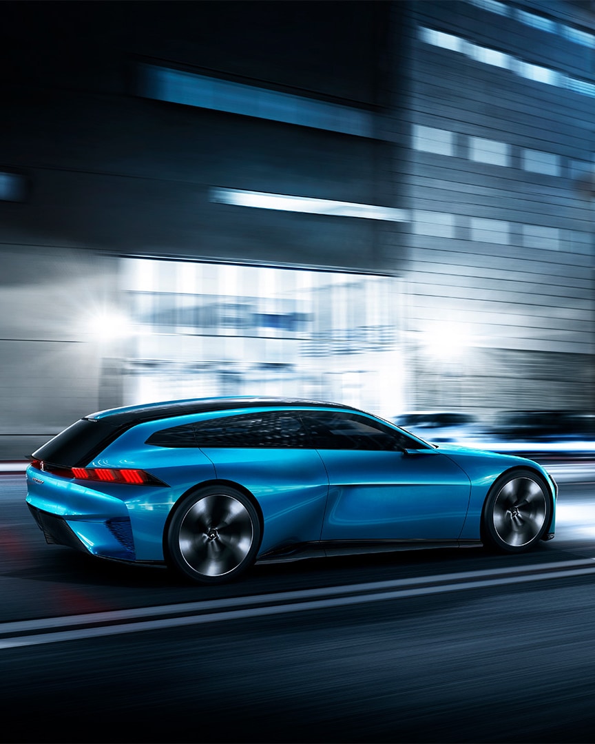 PEUGEOT INSTINCT koncept | autonomno i hibridno vozilo marke PEUGEOT